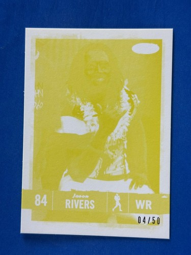 2008 SAGE HIT Make Ready Yellow #48 Jason Rivers Hawaii Rainbow ...