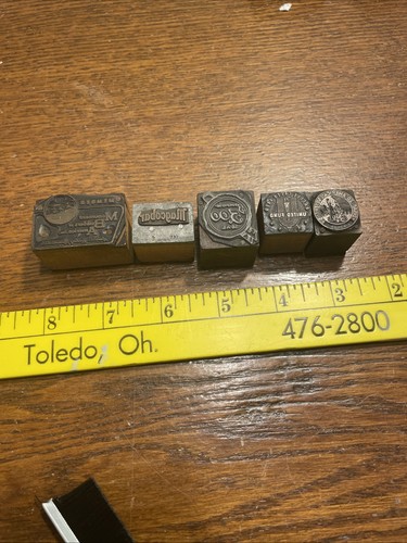 Lot Of 14 Antique Printer Blocks | eBay
