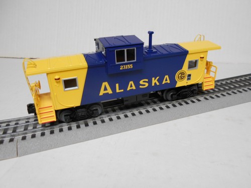 LIONEL 2023150-C ALASKA WIDE VISION CABOOSE LIGHTED O GAUGE TRAIN NEW ...
