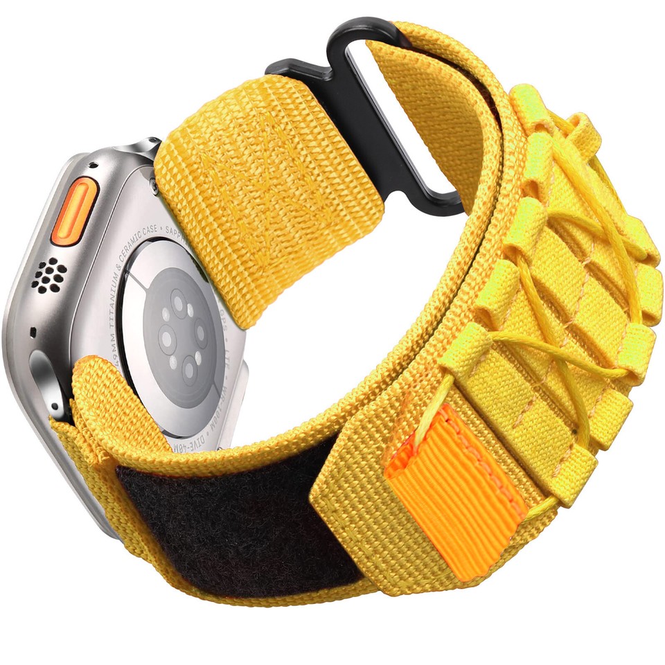 High Quality Loopback Nylon Watch Strap Rugged Sports Canvas Watch Band ...