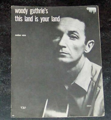 This Land Is Your Land by Woody Guthrie 1972 Sheet Music | eBay