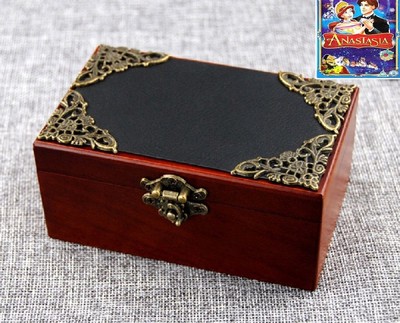 Sankyo Vintage Rectangle Black Cover Music Box ♫ Anastasia Theme ...