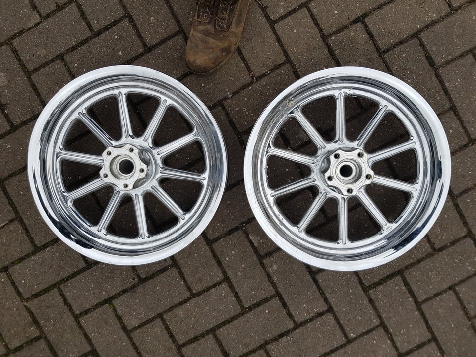 Harley Davidson (Revolver?) wheels 16 x 3.00 | eBay UK