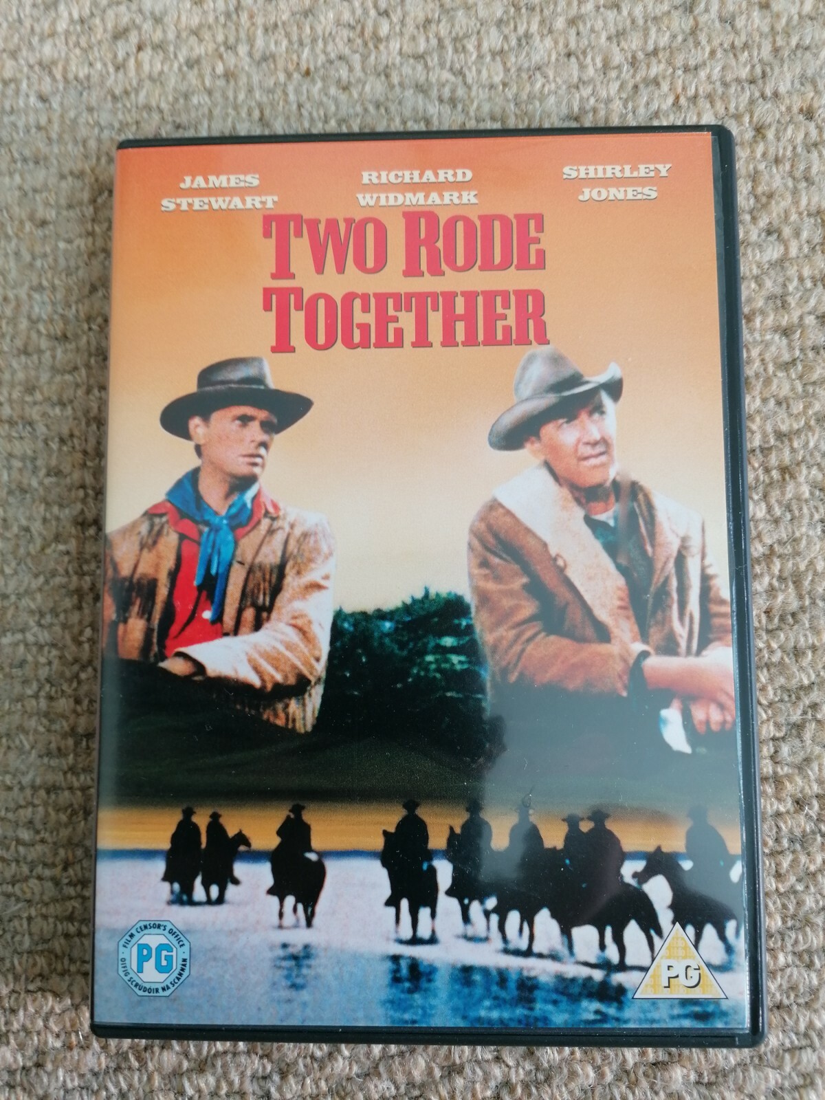 Two Rode Together DVD James Stewart Richard Widmark | eBay