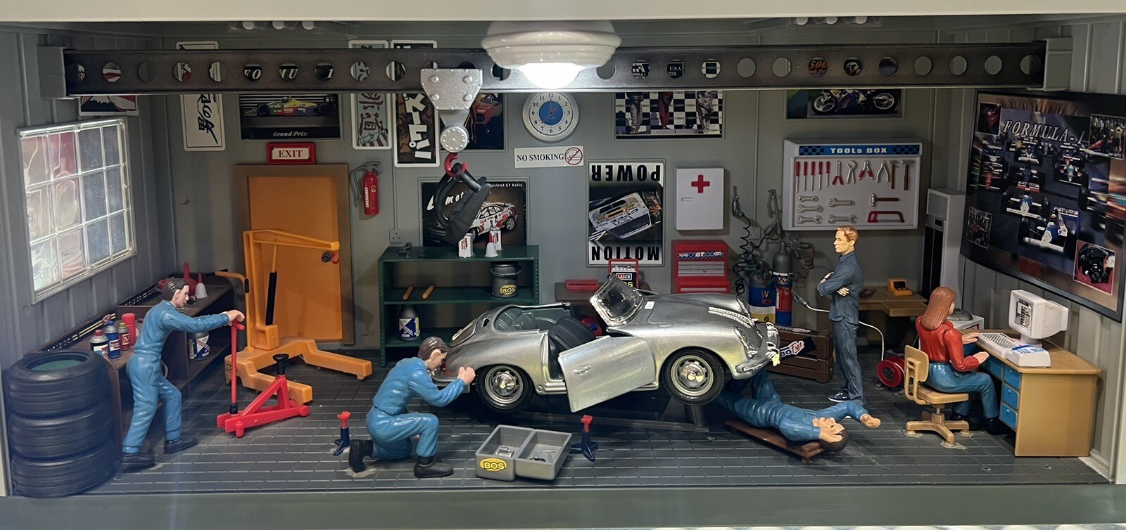 PAUL WALKER PORSCHE 356 (TAKERS)JOHN RAHWAY CISTOM SERVICE GARAGE ...