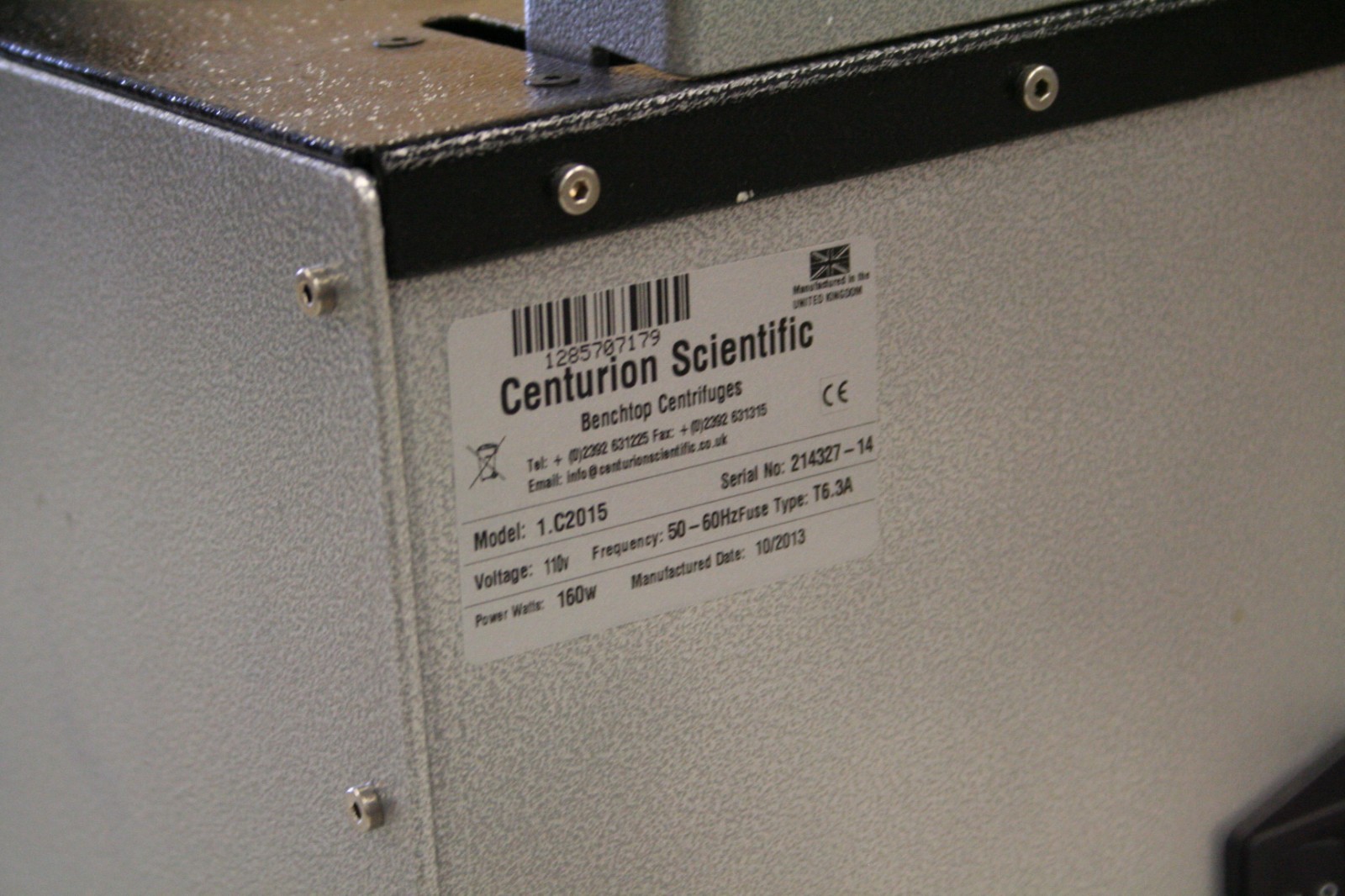 Centurion Scientific C2 Benchtop Centrifuge | eBay