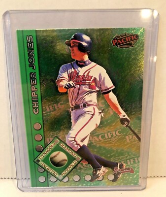 1999 Pacific Dynagon Diamond Chipper Jones #10 HOF Baseball Card | eBay