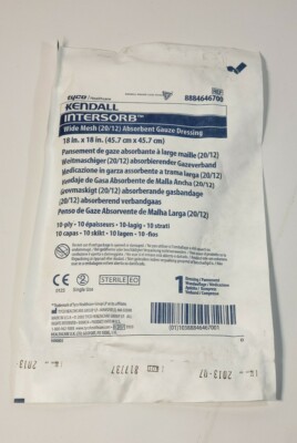 Kendall Intersorb Wide Mesh 20/12 Absorbent Gauze Dressing ref ...