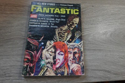 FANTASTIC STORIES 12/69 SF PULP DIGEST MAGAZINE DISCH, ANTHONY, SCHMITZ ...