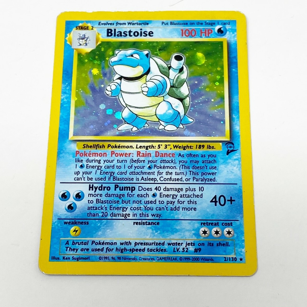 Original Blastoise Pokemon Card