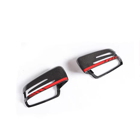 For 14-18 Benz CLA Class C117 Side View Mirror Housing Carbon Fiber ...