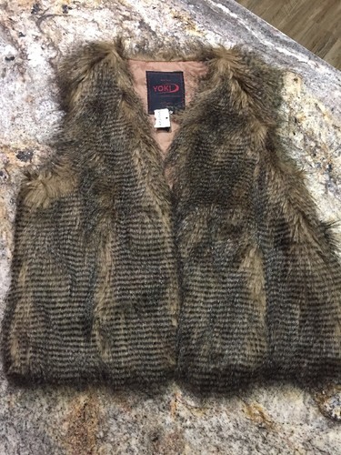 New York YOKI Outerwear Collection Faux Fur Vest NWT Ladies XL | eBay