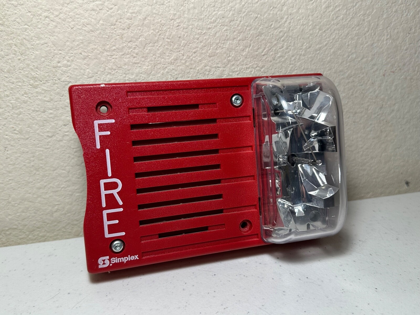 Simplex 4903-9219 Horn Strobe Fire Alarm - Red for sale online | eBay