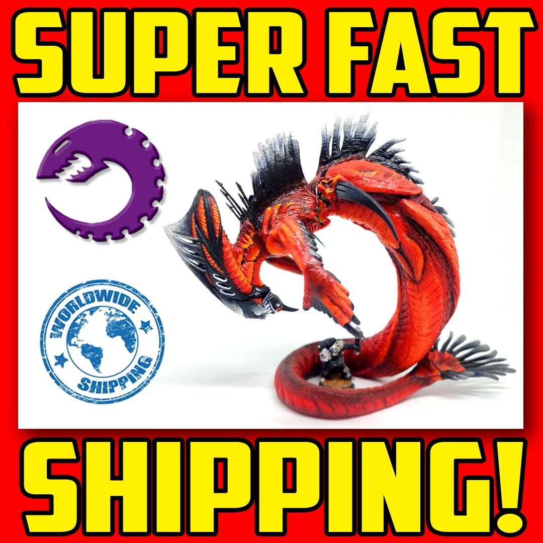 👽💀 3rd Edition Warhammer 40k Tyranids Bio-Titan Red Terror or Trygon or ...