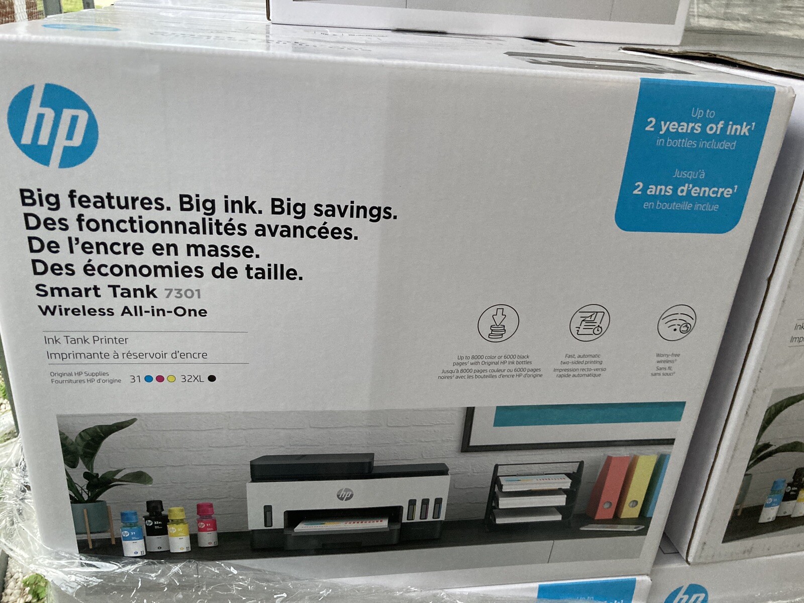 HP Smart Tank 7301 Color Inkjet All-in-One Printer for sale online | eBay