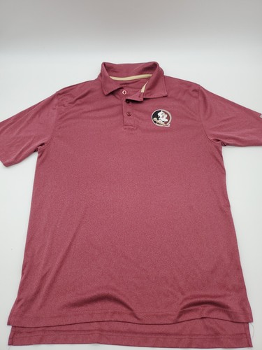 Seminoles FSU Large Logo Red Men Polo Sports shirt..#1597 | eBay