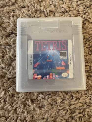 Tetris (Nintendo Game Boy, 1989) Cartridge And Case tested 45496730277 ...