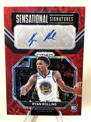 2022-23 Panini Prizm - Sensational Signatures Ryan Rollins #SS-RR ...