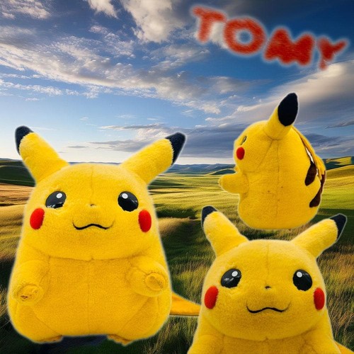 T Rare Red Tag Tomy Pokemon Early Pikachu Plush Tommy | eBay