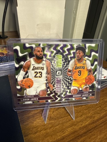 2024-25 Panini Donruss Optic LeBron James Bronny James Jr Optical ...