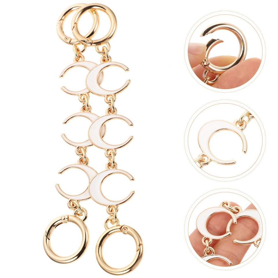 2 Pcs Bag Strap Replacement Extension Chain for Handbg Accessories ...