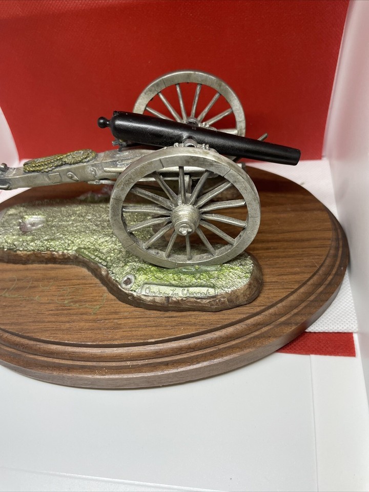 Pewter Civil War Sculpture- Andrew L. Chernak- 10PDR Parrot Rifle ...