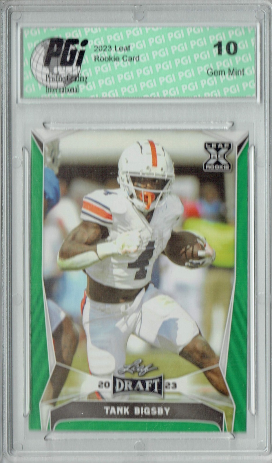 2023 Leaf Draft - Tank Bigsby #69 Green (RC) for sale online | eBay