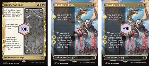 1x - Thunder of Unity - [SELECT] - (Saga) - Tarkir: Dragonstorm - NM ...