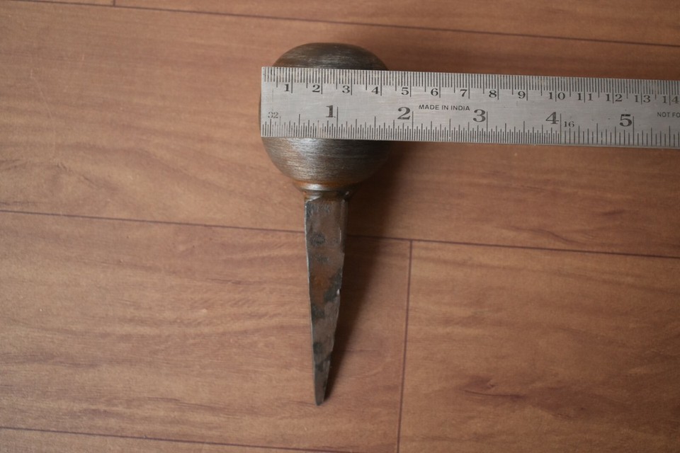 Vintage iron Ball Anvil Blacksmith Hardy Tool Stake mashroom anvil tool ...