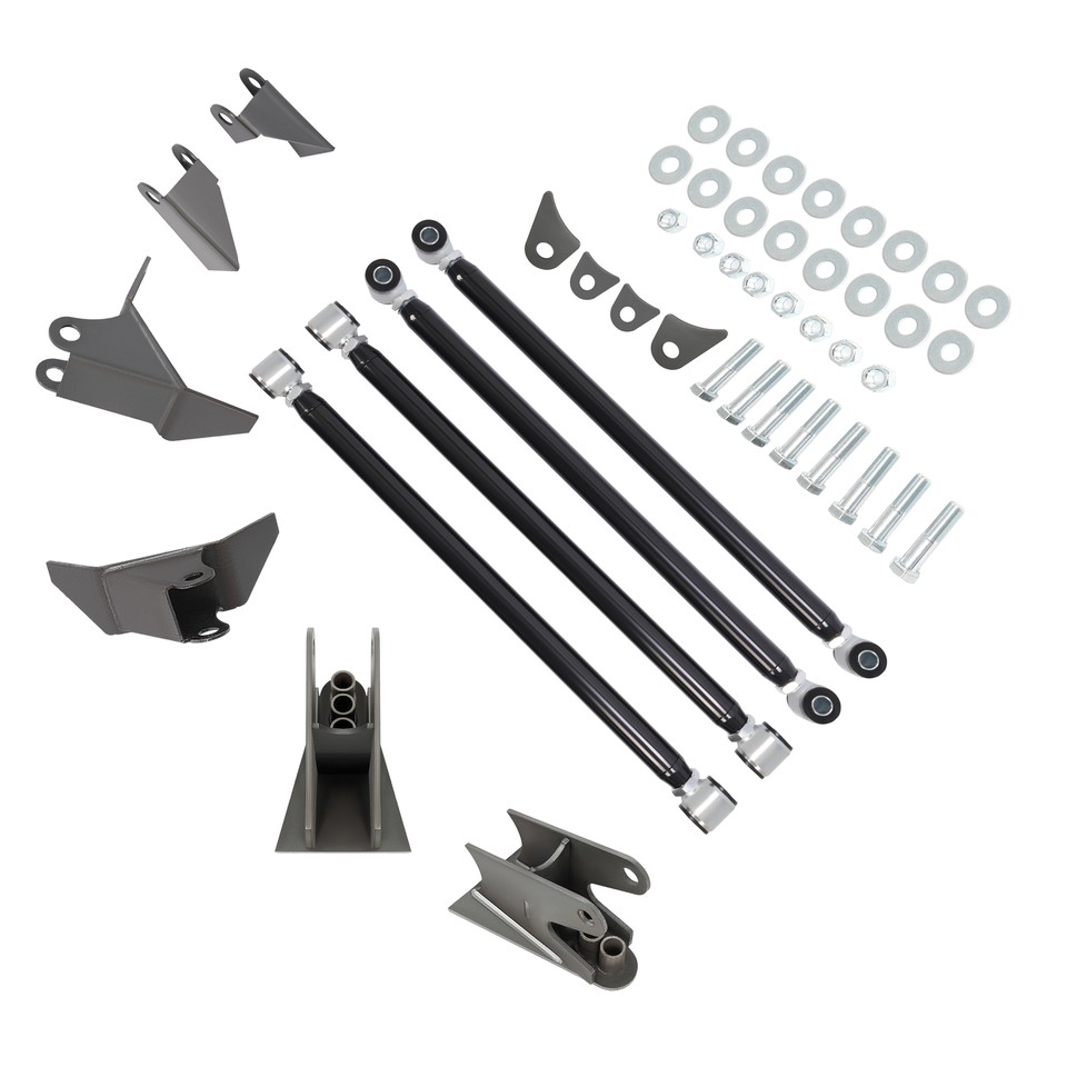 Rear Triangulated 4 Link Suspension Kit For Chevy S10 94 1994-2004 W ...