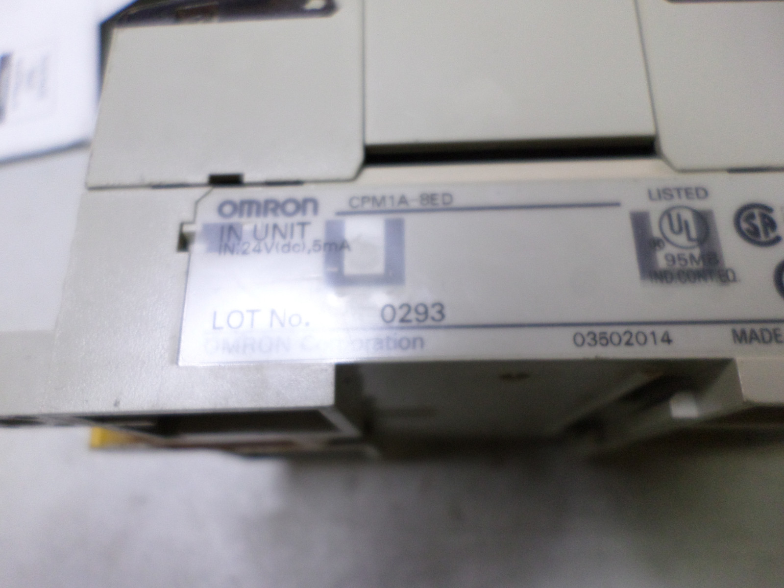 OMRON SYSMAC Expansion Module -- 8 Input and 8 Relay Output -- CPM1A-ER ...