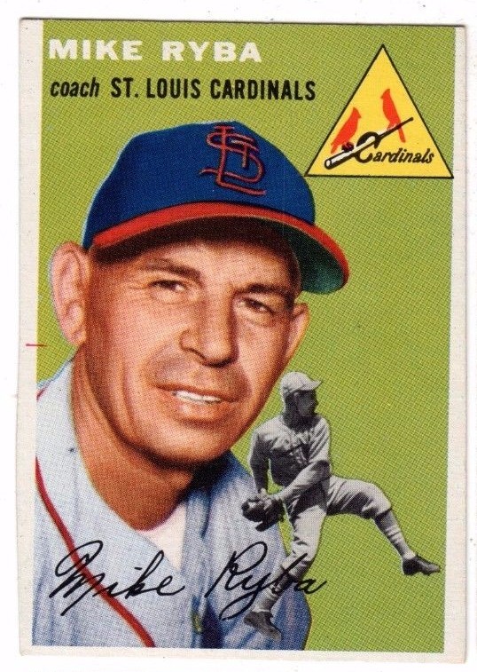40% OFF 1954 Topps #237 Mike Ryba - St. Louis Cardinals, Excellent ...