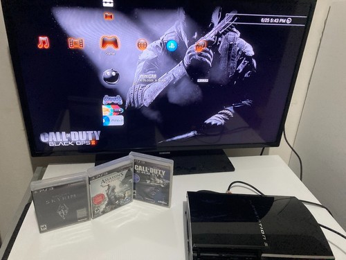 PlayStation 3 PS3 FAT 1 TB CECHE01 Backward Compatible! Games ...