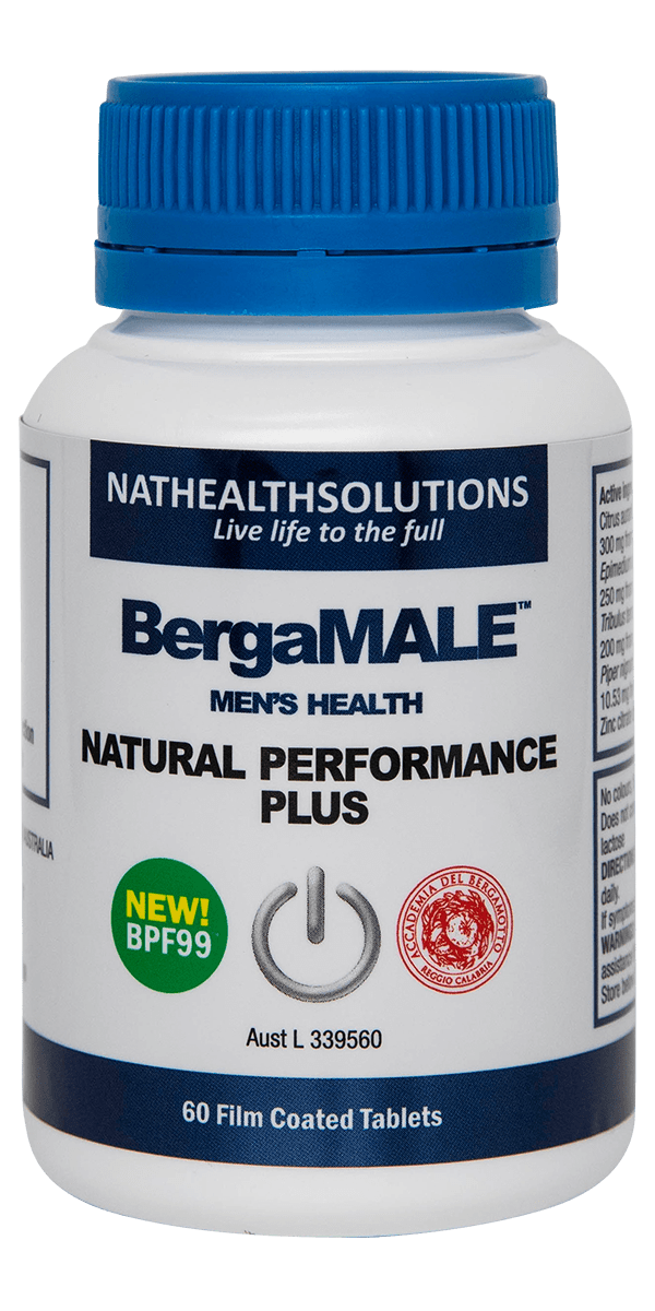 BergaMale Berga Male 60 tablets :: Natural Performance Plus :: Bergamot ...