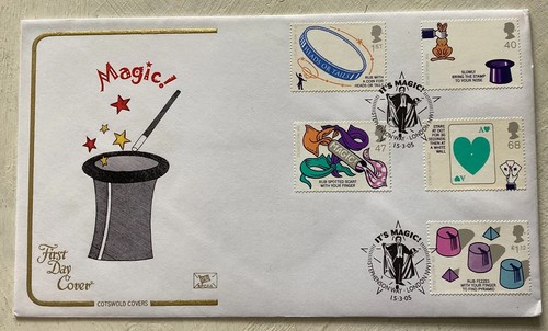 GB QEII 2005 Magic Cotswold Embossed FDC Stephenson Way London NW SHS ...