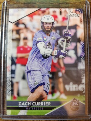 2022 Topps PLL Premier Lacrosse Zach Currier #62 Waterdogs | eBay