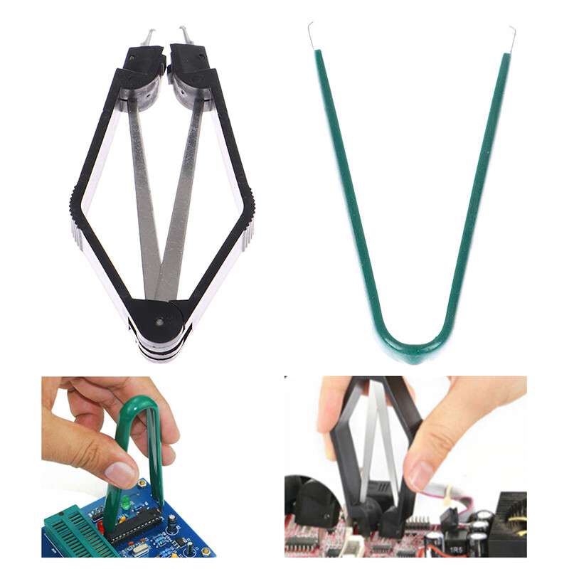 2pcs/set U Type IC Chip Extractor Machine Clip for ROM Extraction ...