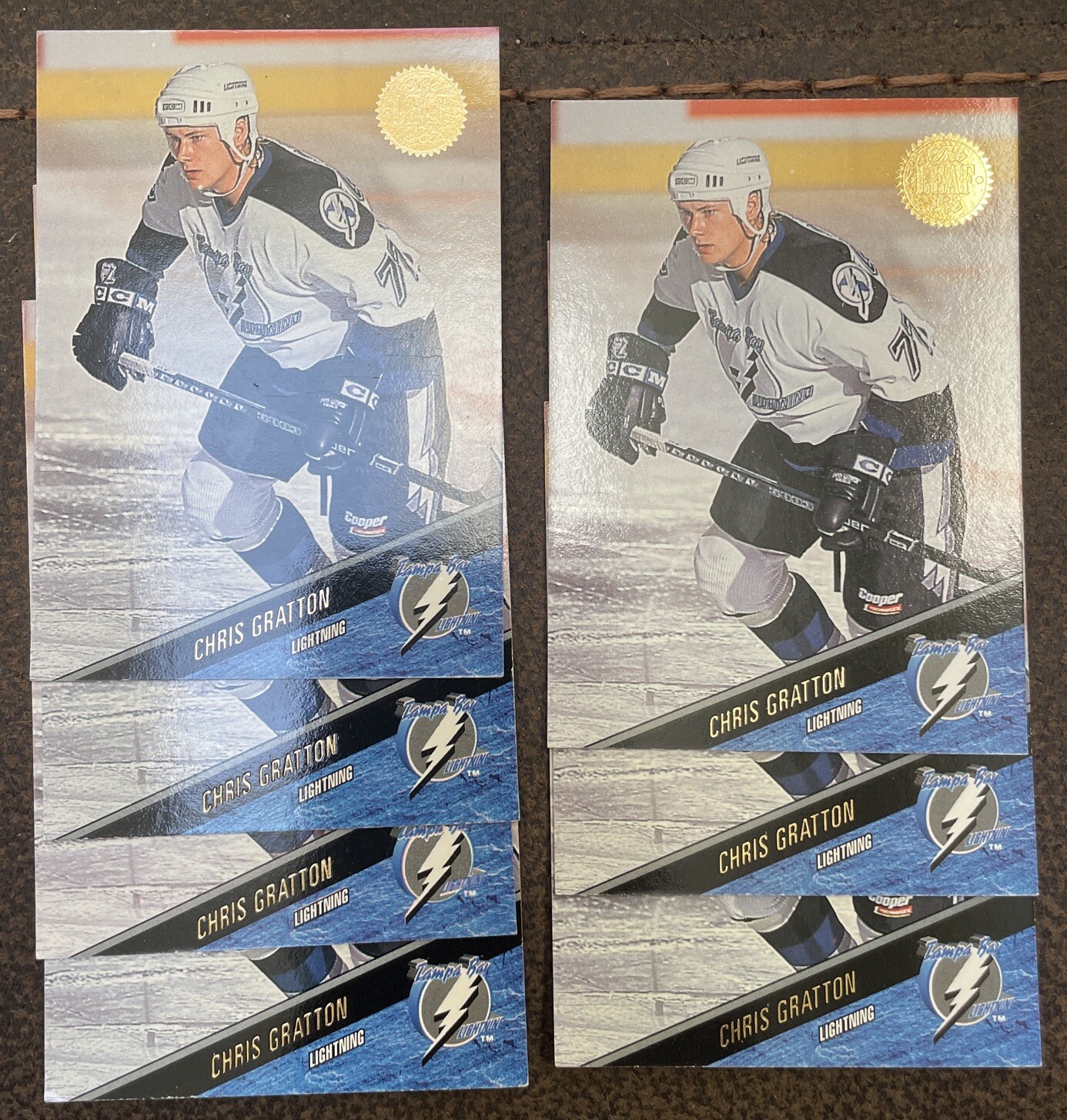 (7) 1993 Leaf #331 Chris Gratton Tampa Bay Lightning Hockey Cards | eBay