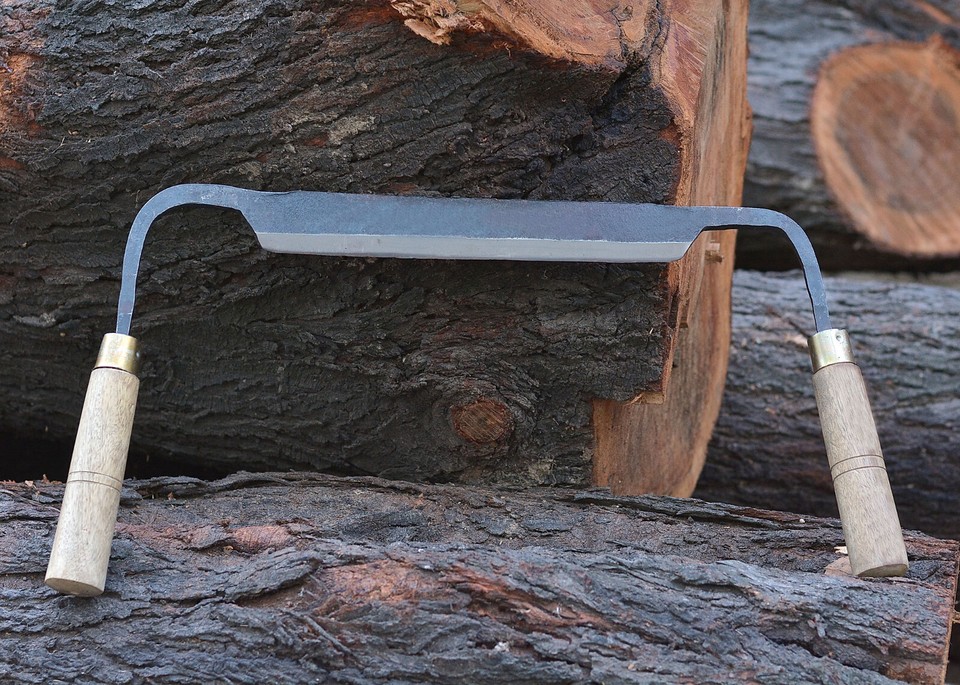 Drawing knife angle blade, Carpenters Draw knife,Hand Forged Blade ...