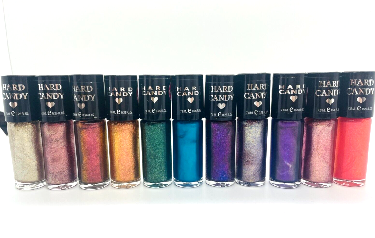 Lot of 11 ~ Hard Candy Nail Polish METALLIC SHADES!! | eBay