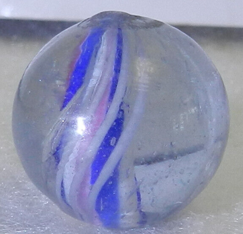 #18820m Vintage German Handmade Solid Core Swirl Marble .59 Inches NM+ ...