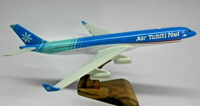 A-340 Tahiti Nui Airbus Airplane Wood Model Replica X-Large Free ...
