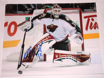 NIKLAS BACKSTROM SIGNED 8X10 PHOTO MINNESOTA WILD COA | eBay