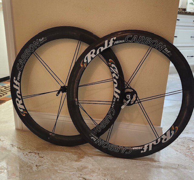 Rolf PRIMA TdF 58 CARBON WHEEL SET FOR Road bike | eBay