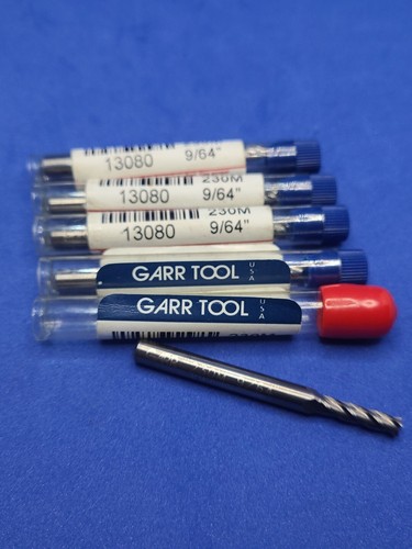 (5) Garr Tool 13080 9/64" Carbide End Mills | eBay