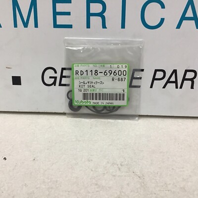 RD118-69600 NEW KUBOTA SEAL KIT FITS KX121-3 FREE SHIPPING! | eBay