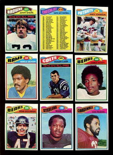 1977 TOPPS FOOTBALL PARTIAL SET 400/528 NMMT *357015 | eBay