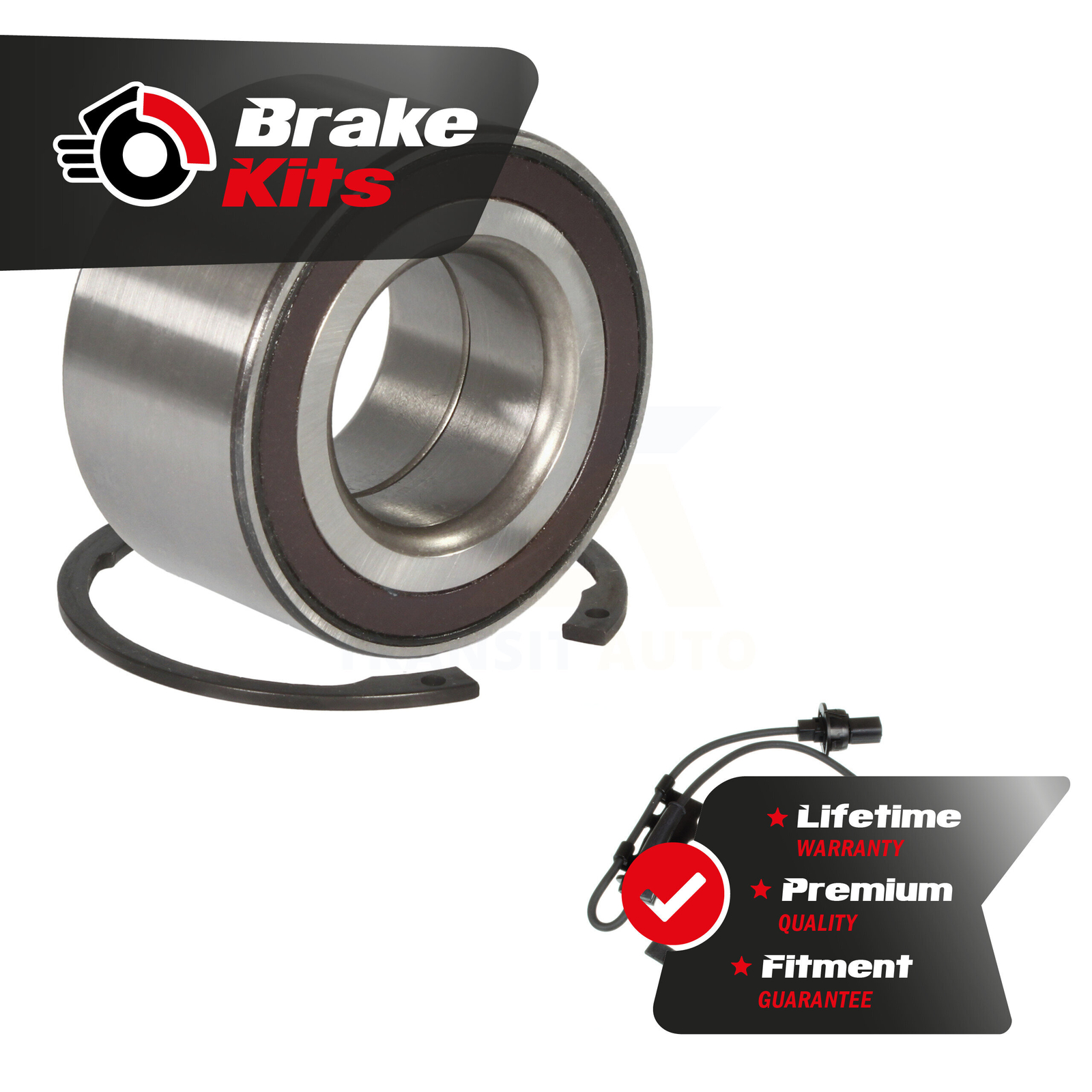 Front Wheel Bearing Sensor Kit For 2010-2014 Honda Insight 1.3L with 4 ...