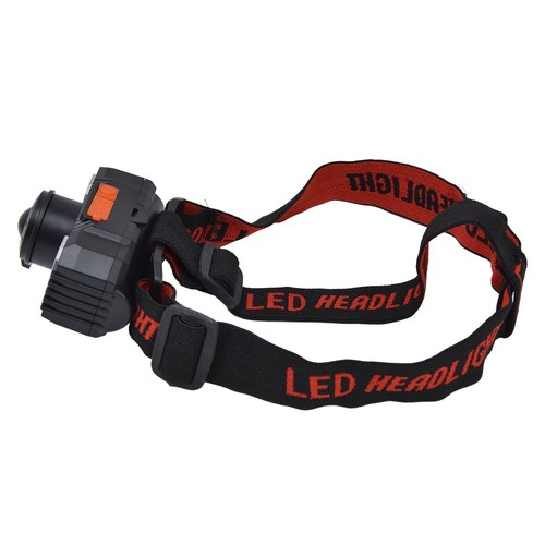 LED Headlight USB Charging Adjustable Zoom Dual Light Sources ...
