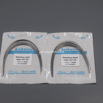 10 Pack Dental 17X25 U/L Orthodontic Arch Wire Stainless Steel ...